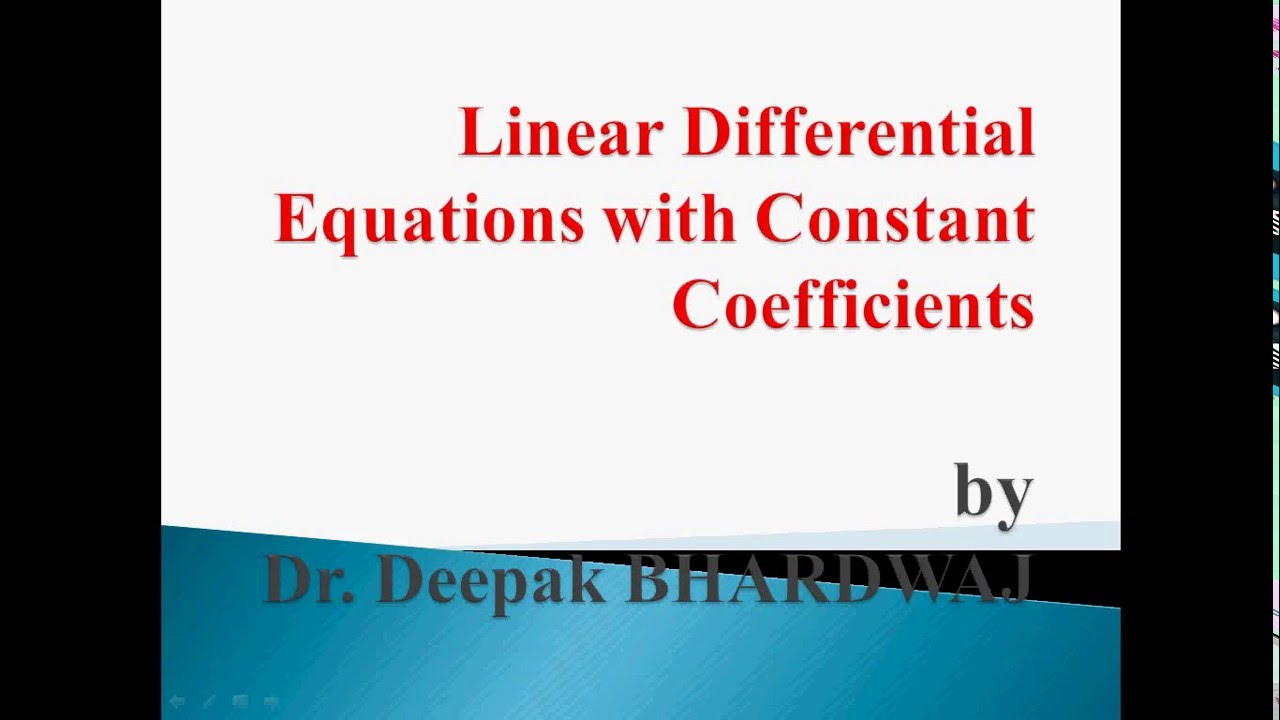 Part 1 Linear Differential Equations With Constant Coefficients YouTube part-1-linear-differential-equations-with-constant-coefficients-youtube