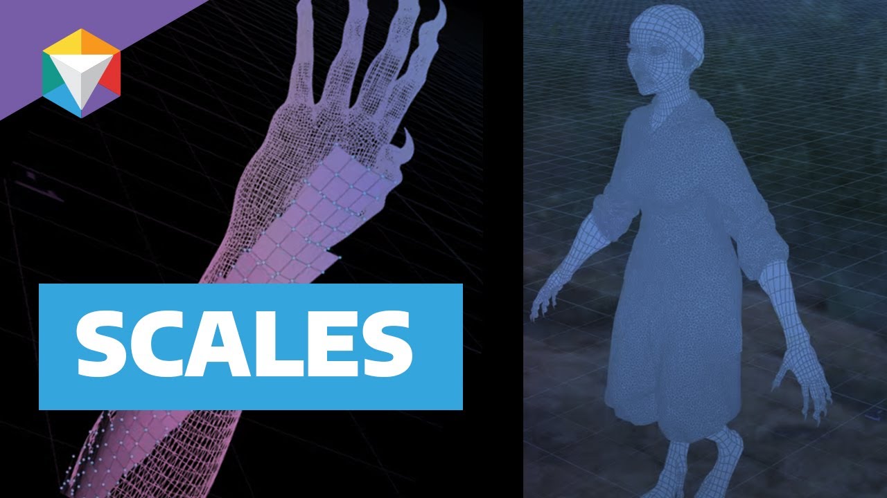 Creating Scales in 3D Modeling - YouTube