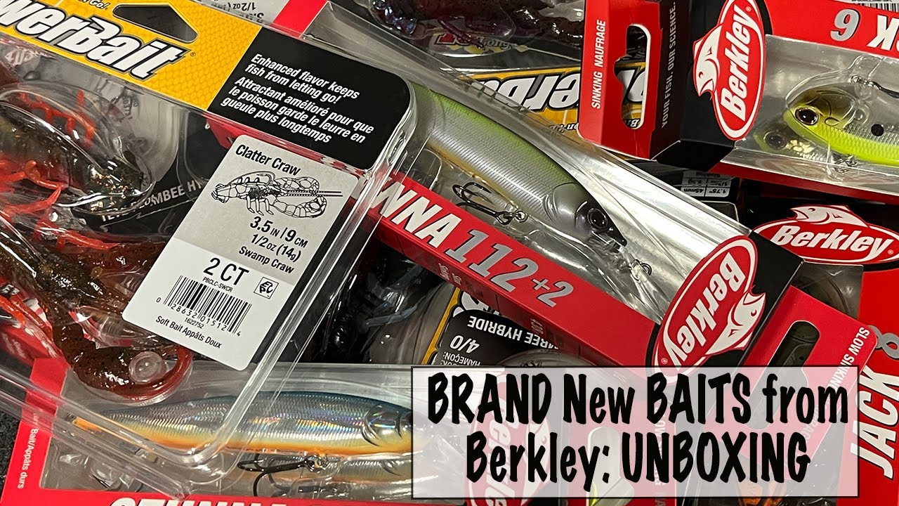 BRAND New BAITS from Berkley: UNBOXING - YouTube