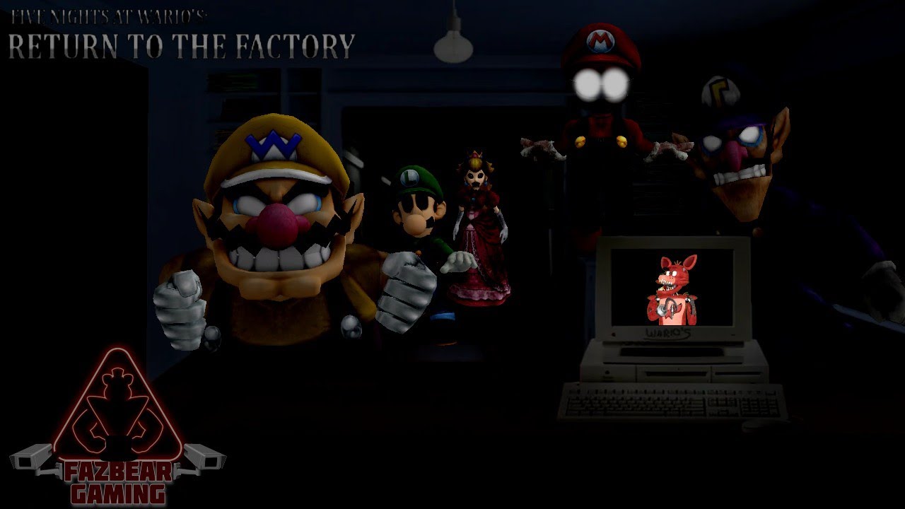 THE HAUNTED FACTORY || FOXY PLAYS FIVE NIGHTS AT WARIO'S RETURN TO THE ...