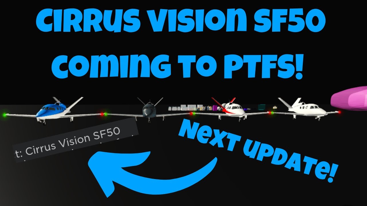 Cirrus Vision SF50 Showcased With MORE LIVERIES! - PTFS Development ...