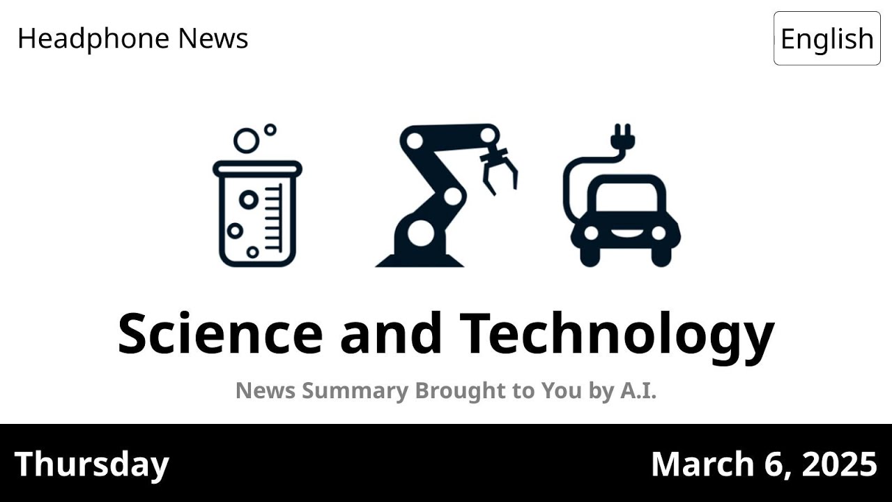 March 6, 2025 Thursday (Science & Tech) - YouTube