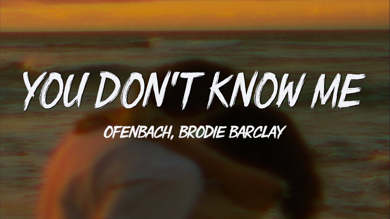 You Don't Know Me - Ofenbach, Brodie Barclay | Lyrics & Vietsub - YouTube
