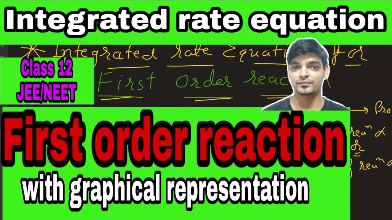 First order reaction (Integrated rate equation) | class 12 | Chemical ...