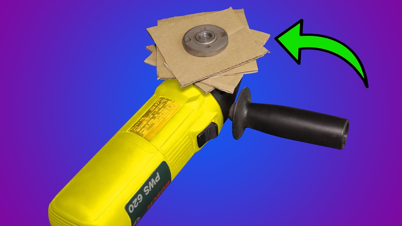 Does it work? Place Cardboard in Angle Grinder and Be Astonished - YouTube