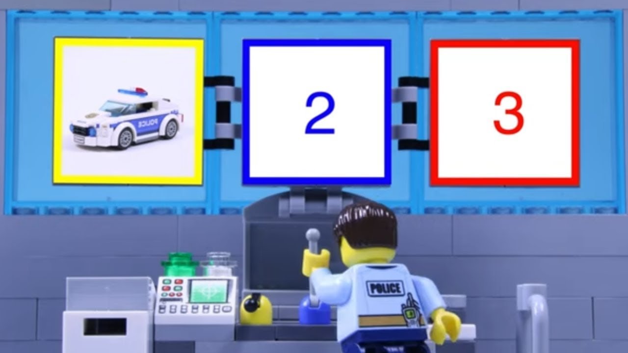 LEGO Experimental Police Space Car STOP MOTION LEGO Vehicle Mixed Build ...
