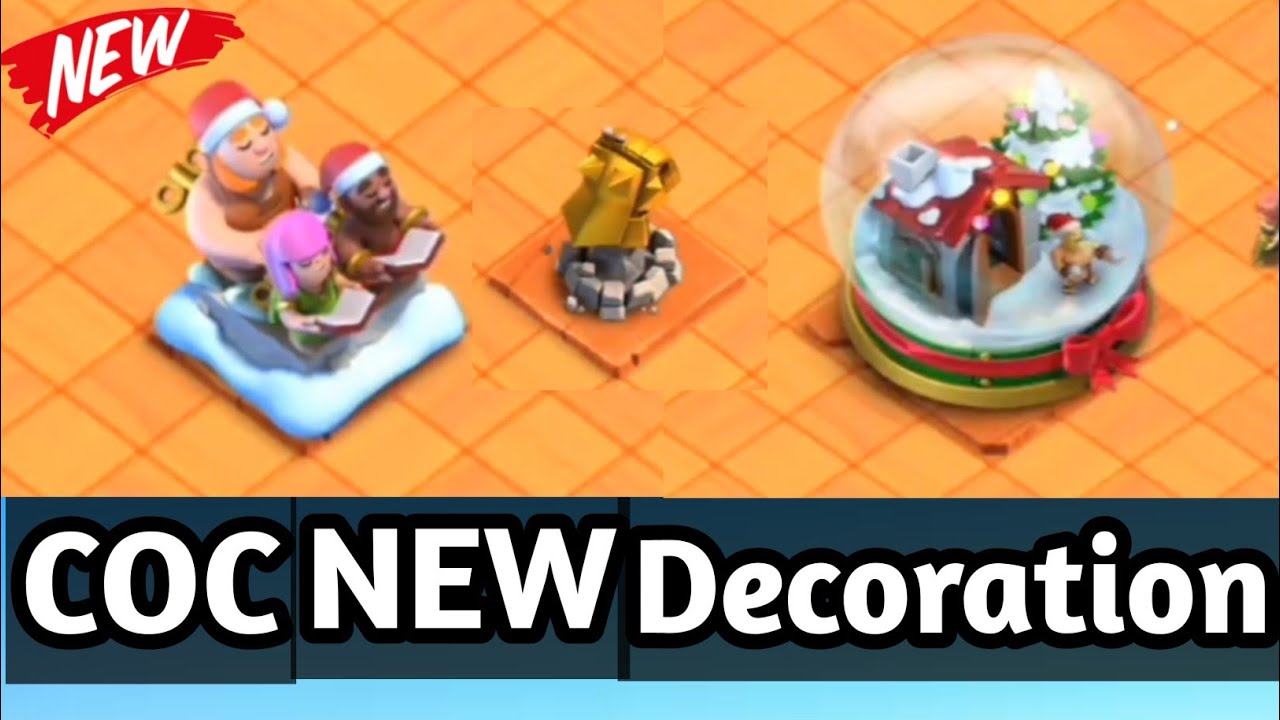 Coc New Decorations Gameplay, sound effect #clashofclans #coc # ...