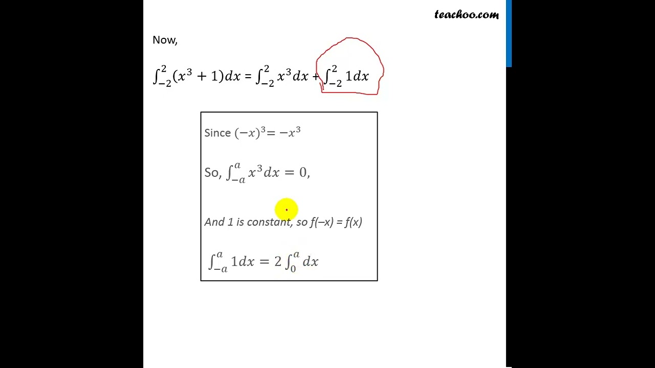 Class 12 Evaluate Integral x 3 1 Dx From 2 To 2 Teachoo YouTube Class 12 Evaluate Integral x 3 1 Dx From 2 To 2 Teachoo YouTube