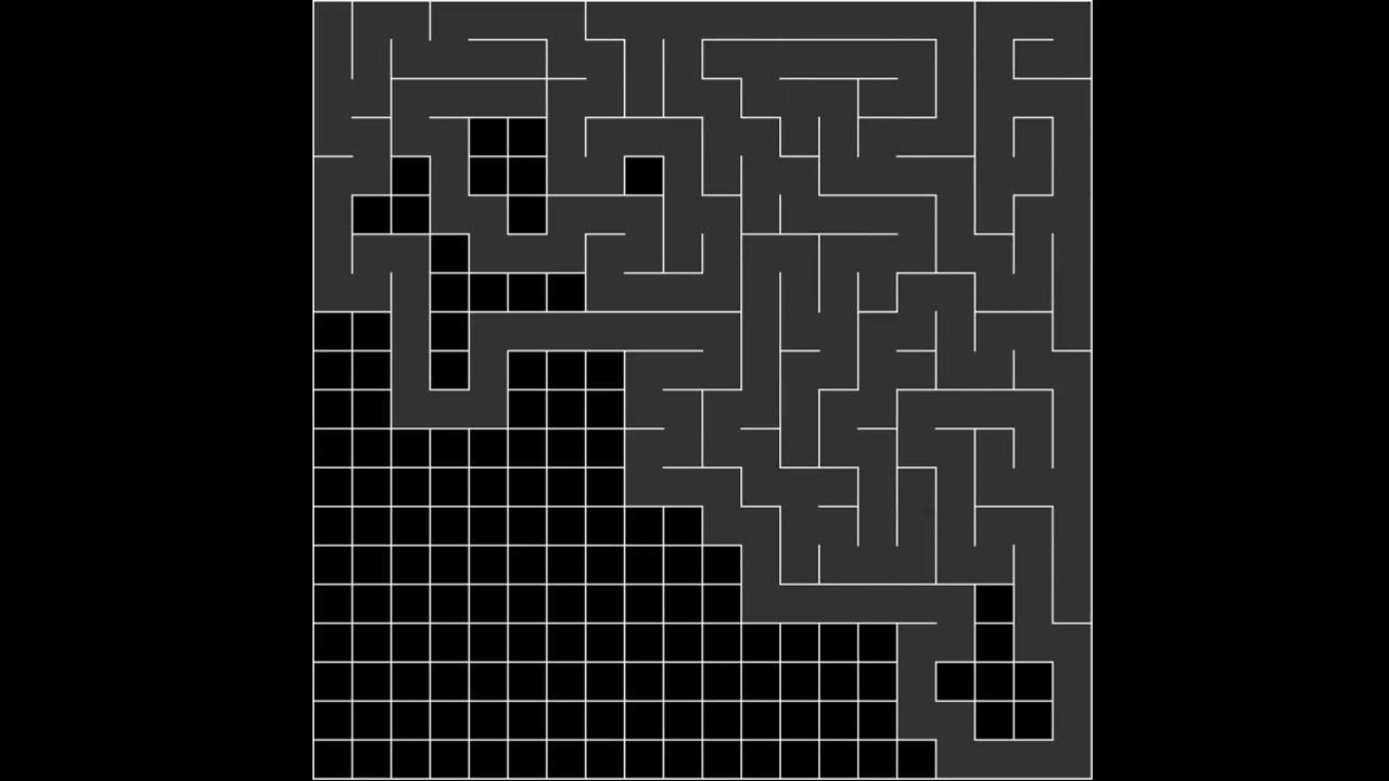 Generador de Laberintos con python / Maze Generator in python (Recursive Backtracker) - YouTube