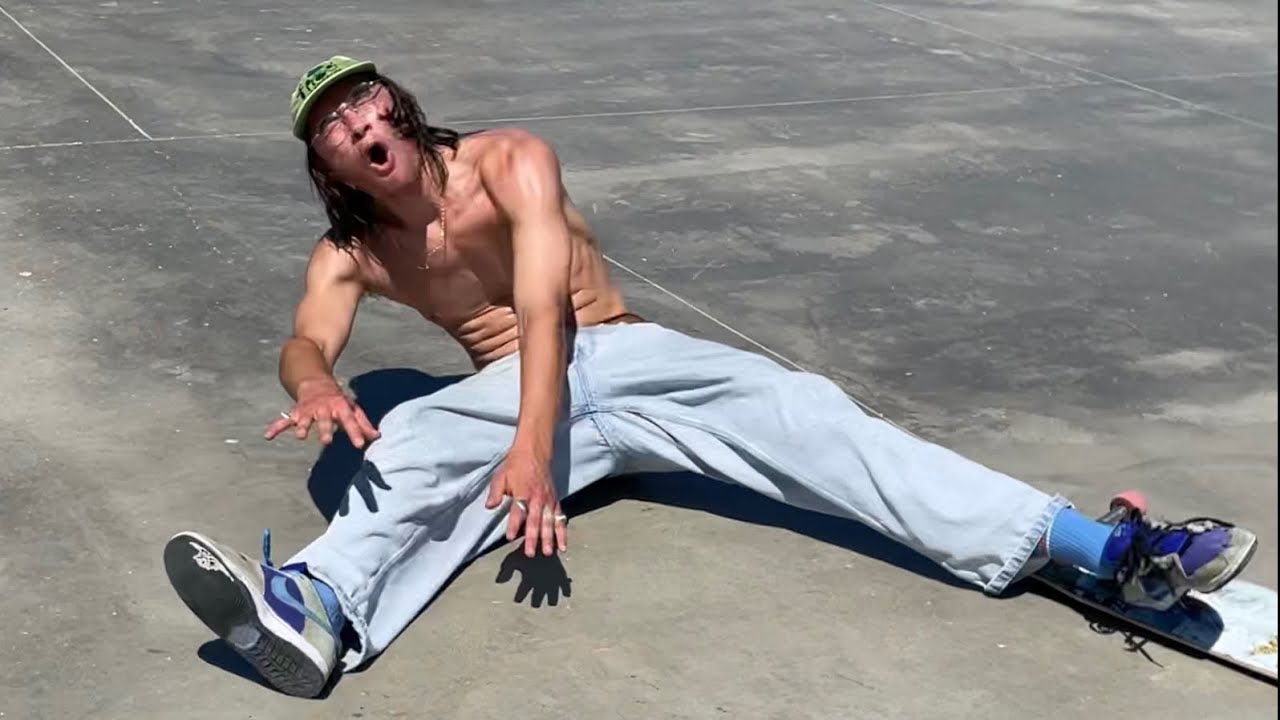 SKATED A SKATEBOARD??!! - YouTube