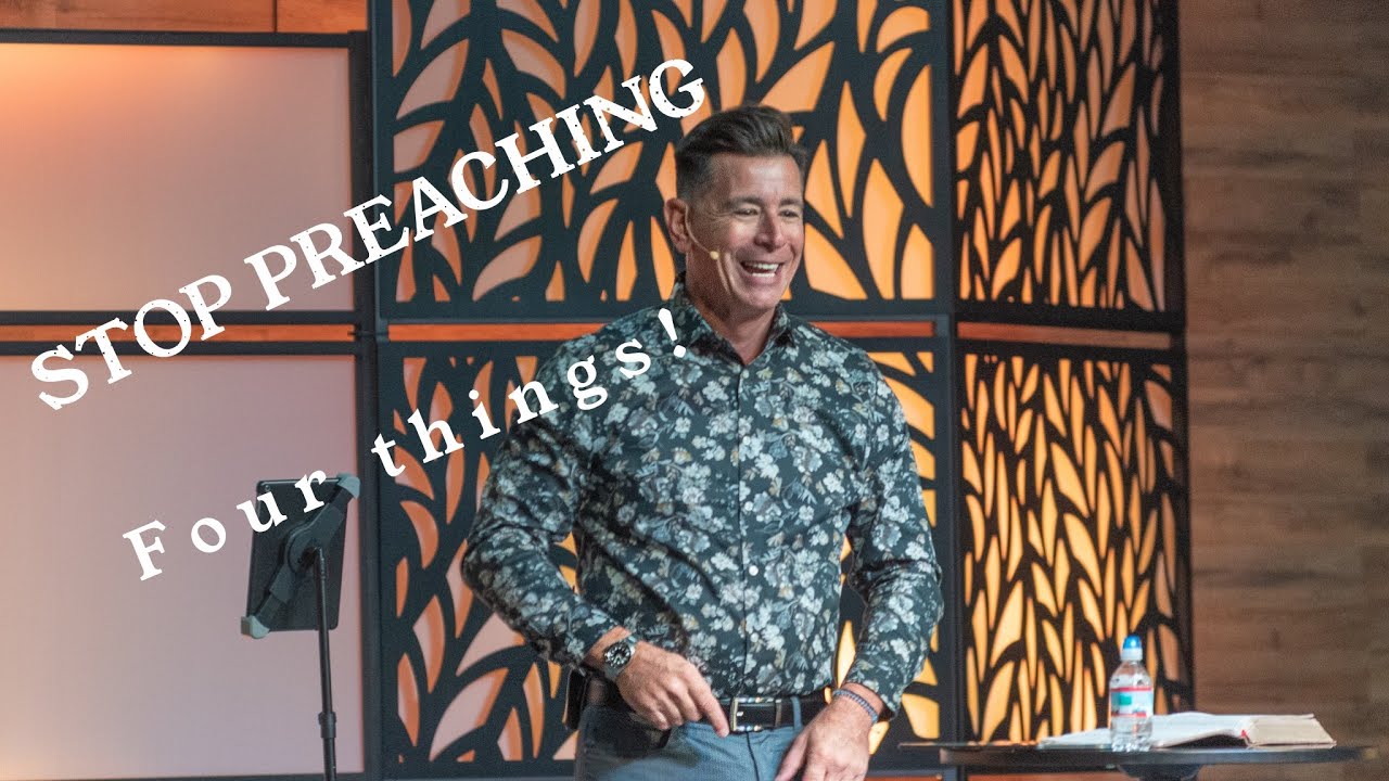 How to preach: stop preaching these four things! - YouTube