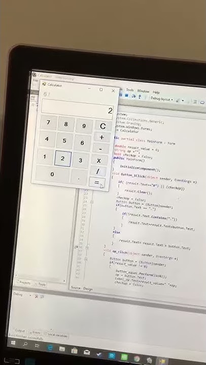 Advance Computer Programming | Calculater Project Solution (การบ้านคร ...