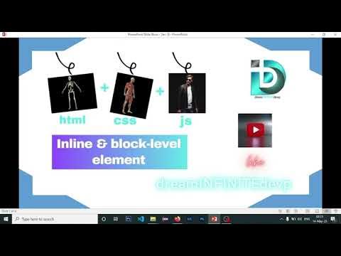 Html inline-level element | block-level element || html element || html ...