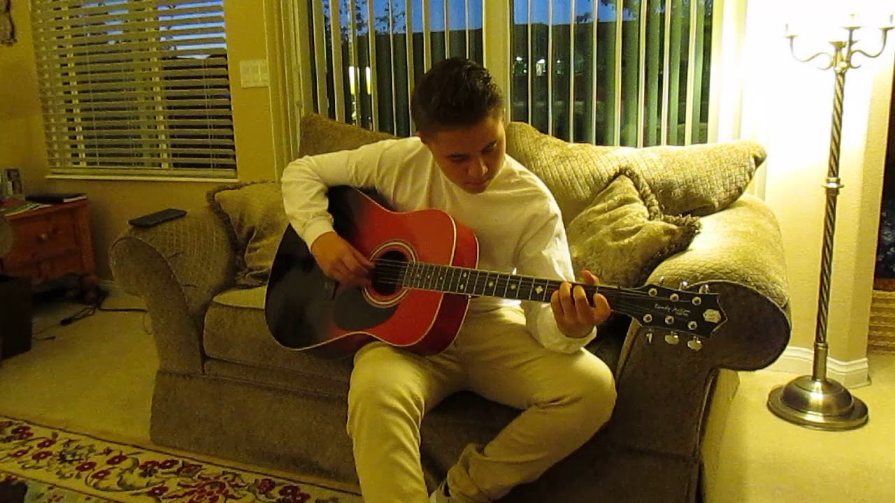 Cameron teaching himself to play guitar for nine months now - YouTube