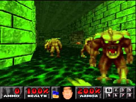 DOOM (PSX): Demons Infighting - YouTube