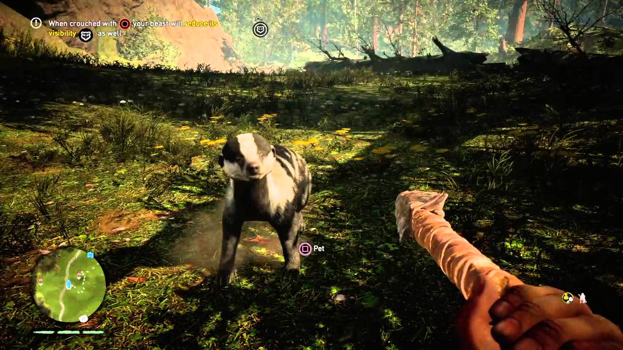 Far Cry Primal - Taming A Badger! - YouTube
