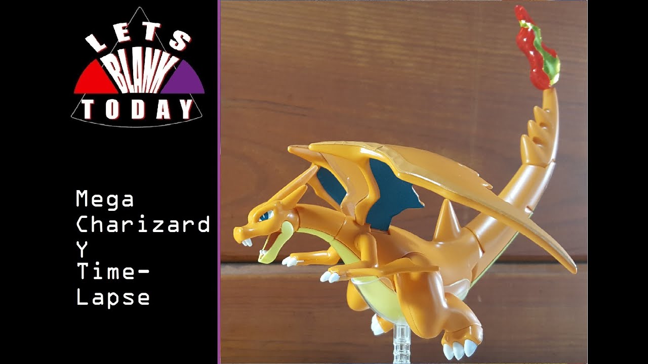 Bandai Pokemon Model Kit-Mega Charizard Y Build Time-lapse - YouTube