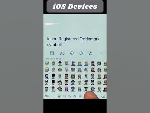 How to Insert Registered Trademark (®) Symbol | iOS & macOS #shorts - YouTube
