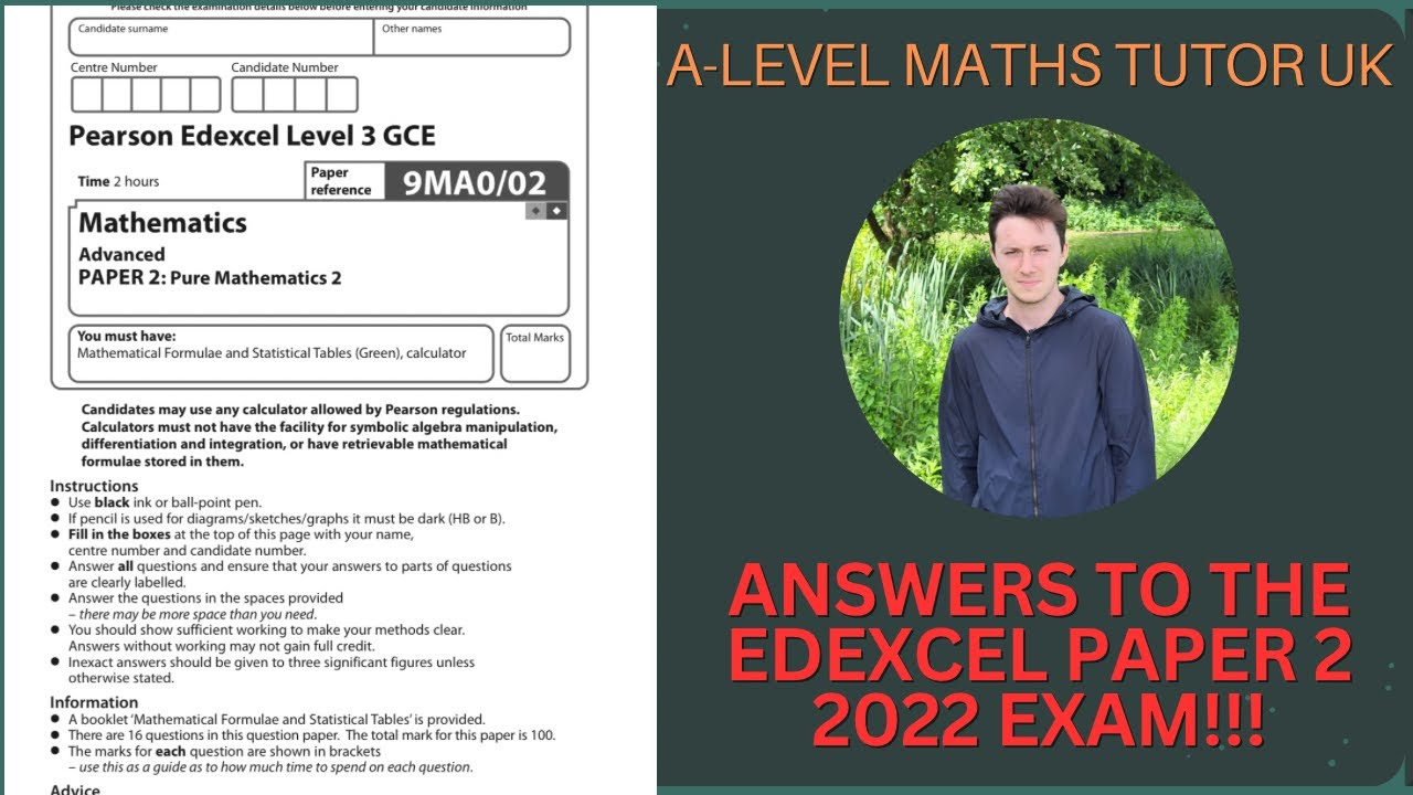 How To Answer The HARDEST Paper 2 Edexcel 2022 A level Maths Question how-to-answer-the-hardest-paper-2-edexcel-2022-a-level-maths-question