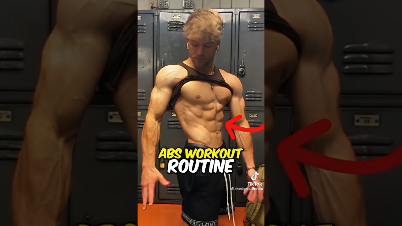 MUST TRY | CRAZY most effective ABS workout 🔥😈 #fitness #abs #gym #cbum ...