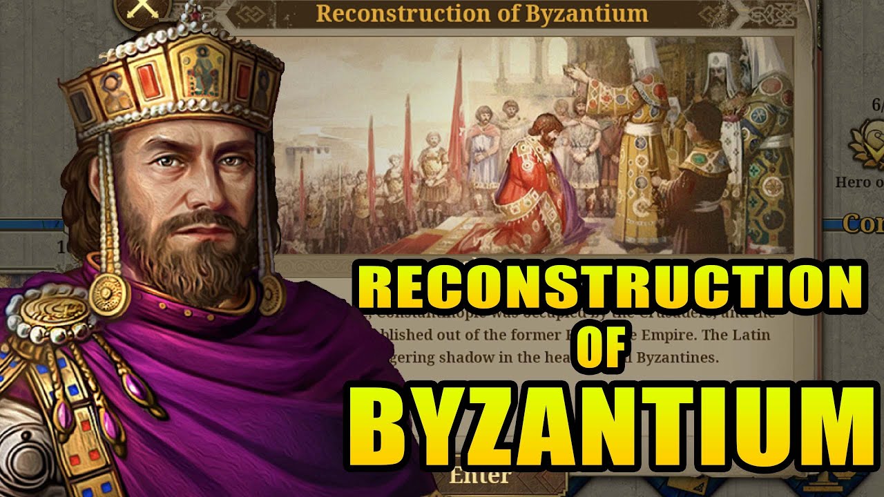 European War 7: RECONSTRUCTION THE BYZANTIUM - YouTube