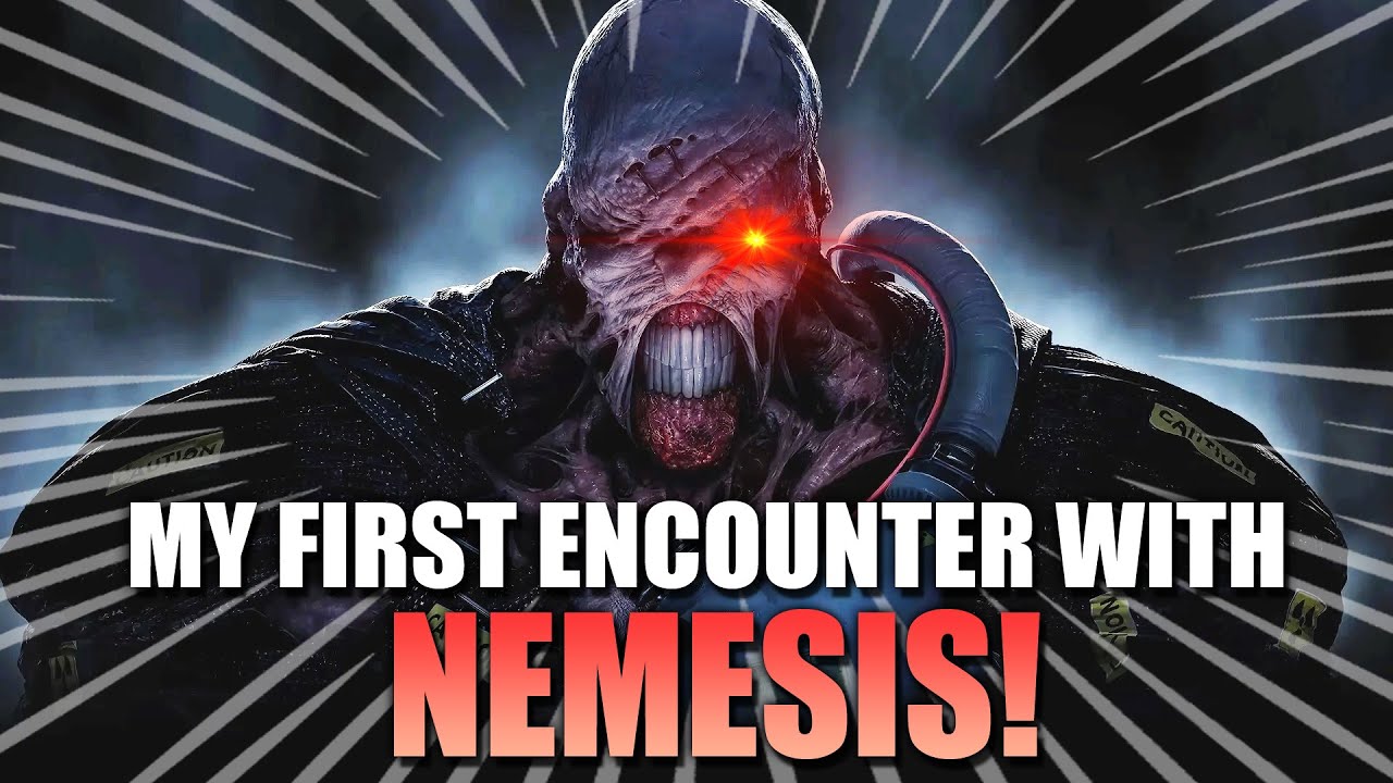 PLAYERS FIRST ENCOUNTER With The NEMESIS! | Funny RE3 Remake Funny ...