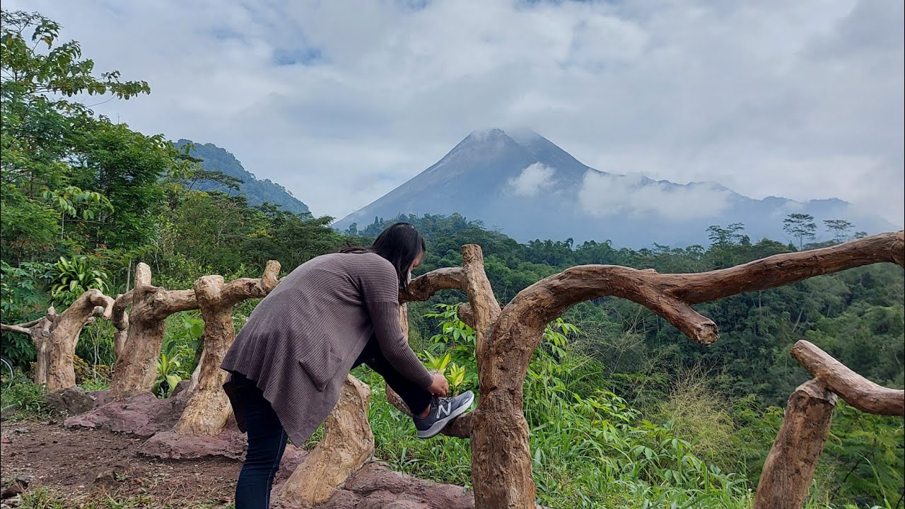 【4K】Tankaman Natural Park Merapi Volcano Wisata Jogja - Nature Walk ...