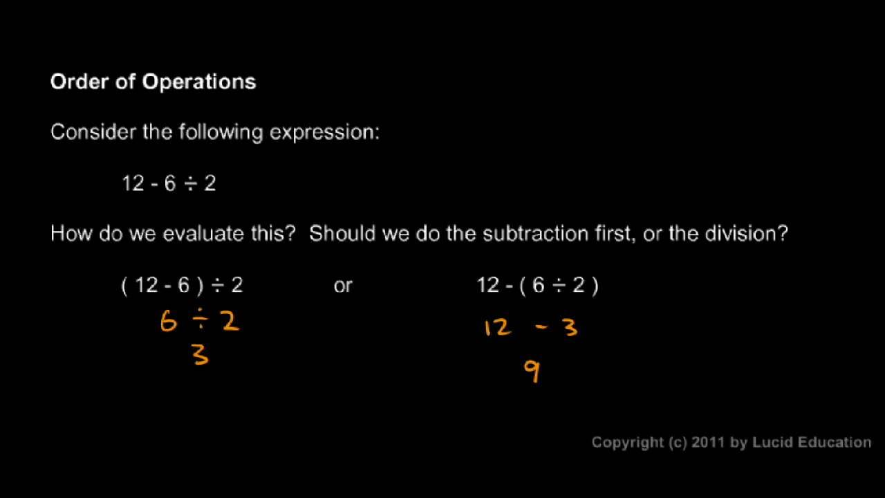Prealgebra 1.7d - Order of Operations - YouTube