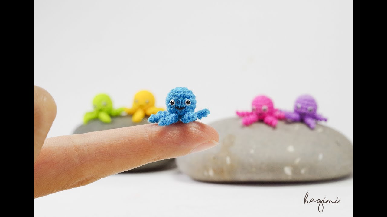 Miniature Octopus Crochet - Tiny Octopus Crochet - Amigurumi Animals ...