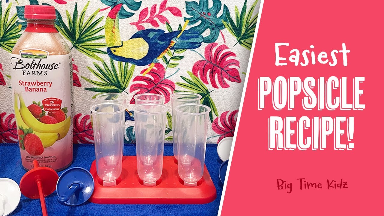 Easiest Popsicle Recipe for Kids - YouTube