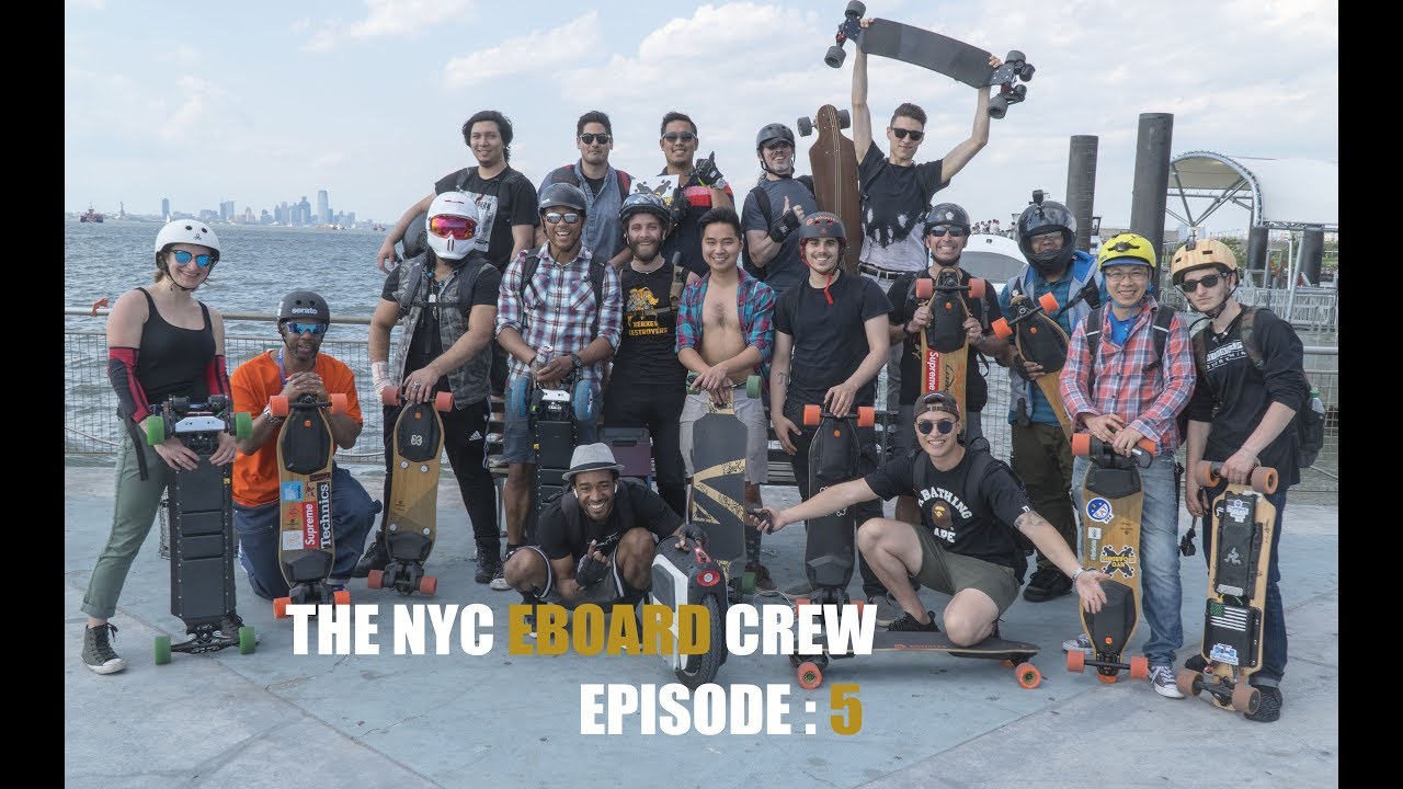 The NYC Electric Skateboard Crew Episode 5 - The Boosted Board Mega ...