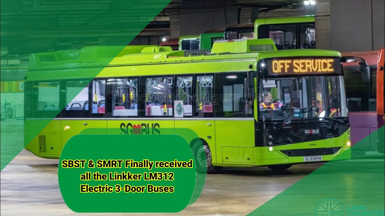 SBST & SMRT Finally received all the Linkker LM312 Electric 3-Door ...