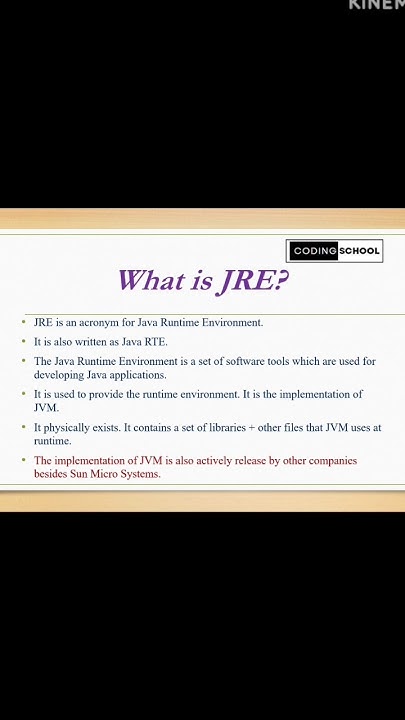 What is JRE? | #5 Java tutorial for beginners to advanced - YouTube