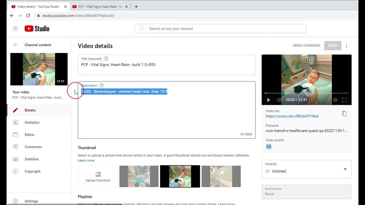 How to create timestamps on your video - YouTube