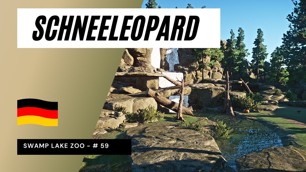 Swamp Lake Zoo Ep. 59 | Schneeleopard | Speed Build | Planet Zoo - YouTube