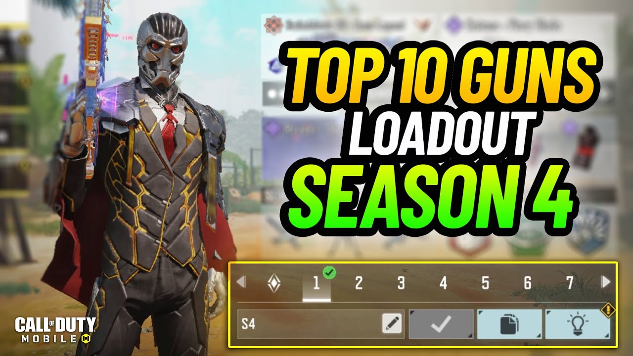 Top 10 Best Guns Loadouts in Season 4 - 2023 CODM - YouTube