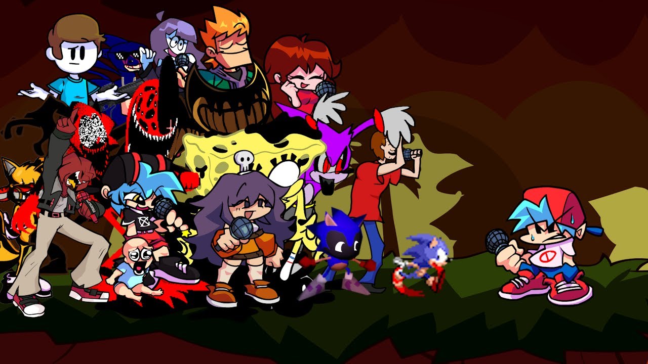 FNF Perdition V3 But Every Turn A Different Character Sing It | FNF ...