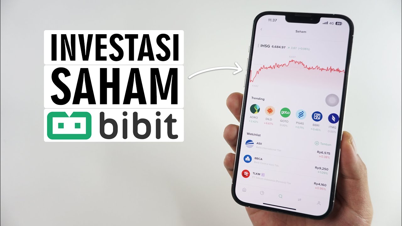 Investasi Saham Bibit! Cara Jual Beli Saham Di Aplikasi Bibit - YouTube