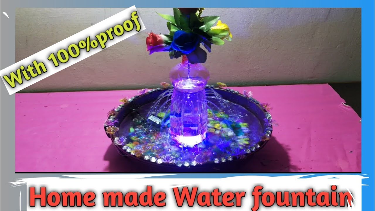 How to make fountain | Easy art n craft videos | घर पर कुछ आसान चीज ...