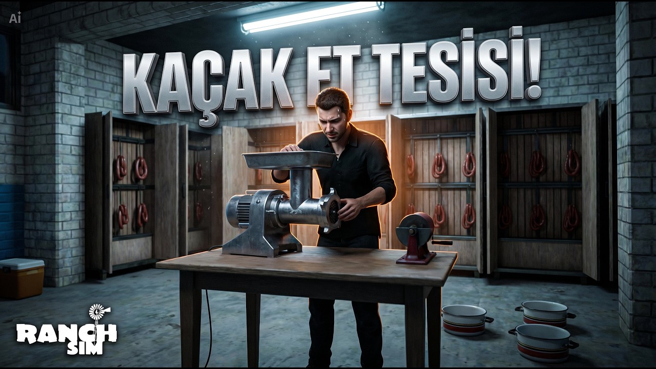 Kaçak Entegre Et Tesisi Kurduk! | Ranch Simulator 27. Gün - YouTube