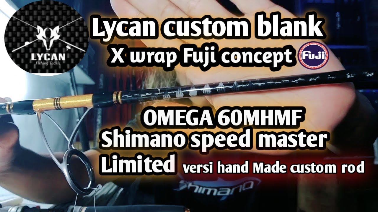 joran jigging Lycan omega 60mhmf pe 3-6 // hand Made fishing rod ...