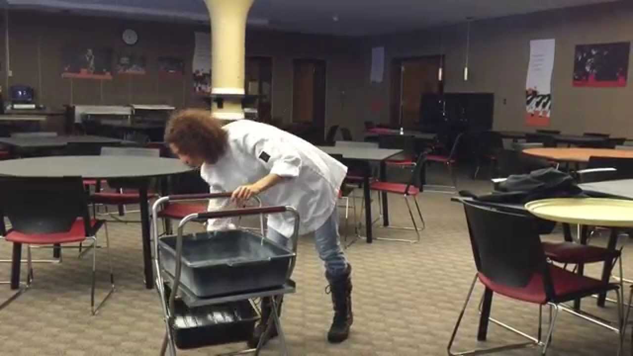 Bussing Tray Stand Set Up - YouTube