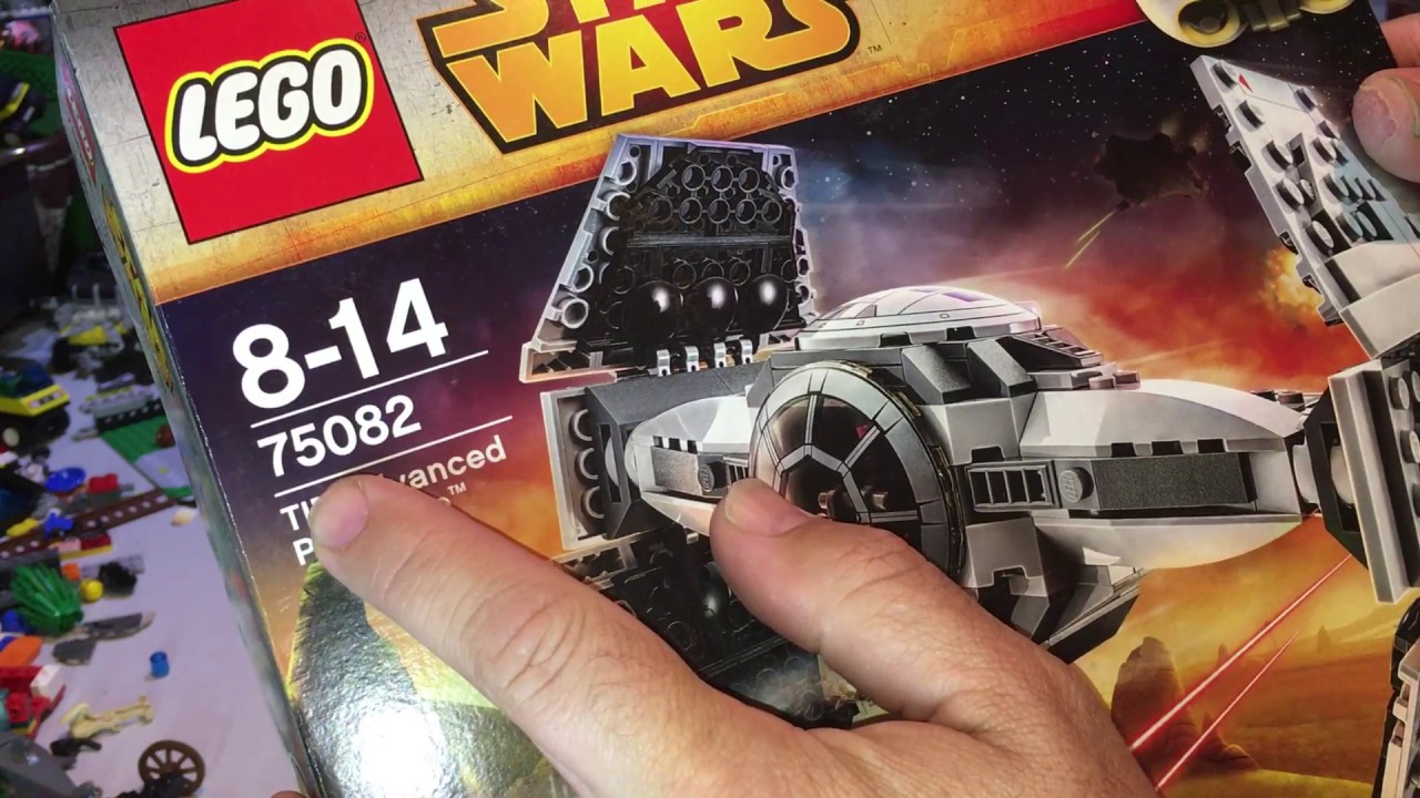 Lego review on set 75082 TIE Advanced Prototype. - YouTube