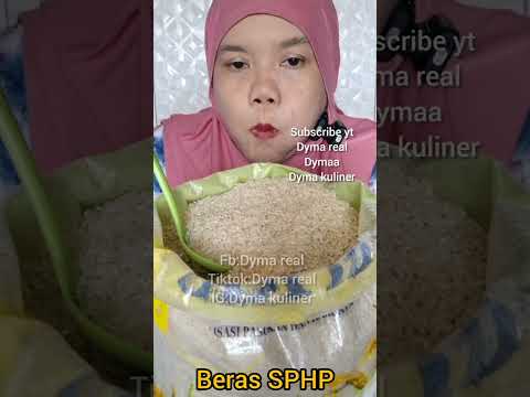 DYMA REAL 💕Kompilasi Jilbab Pink💕Makan Beras mentah #asmr #mukbang #asmrsounds @Dymakuliner 