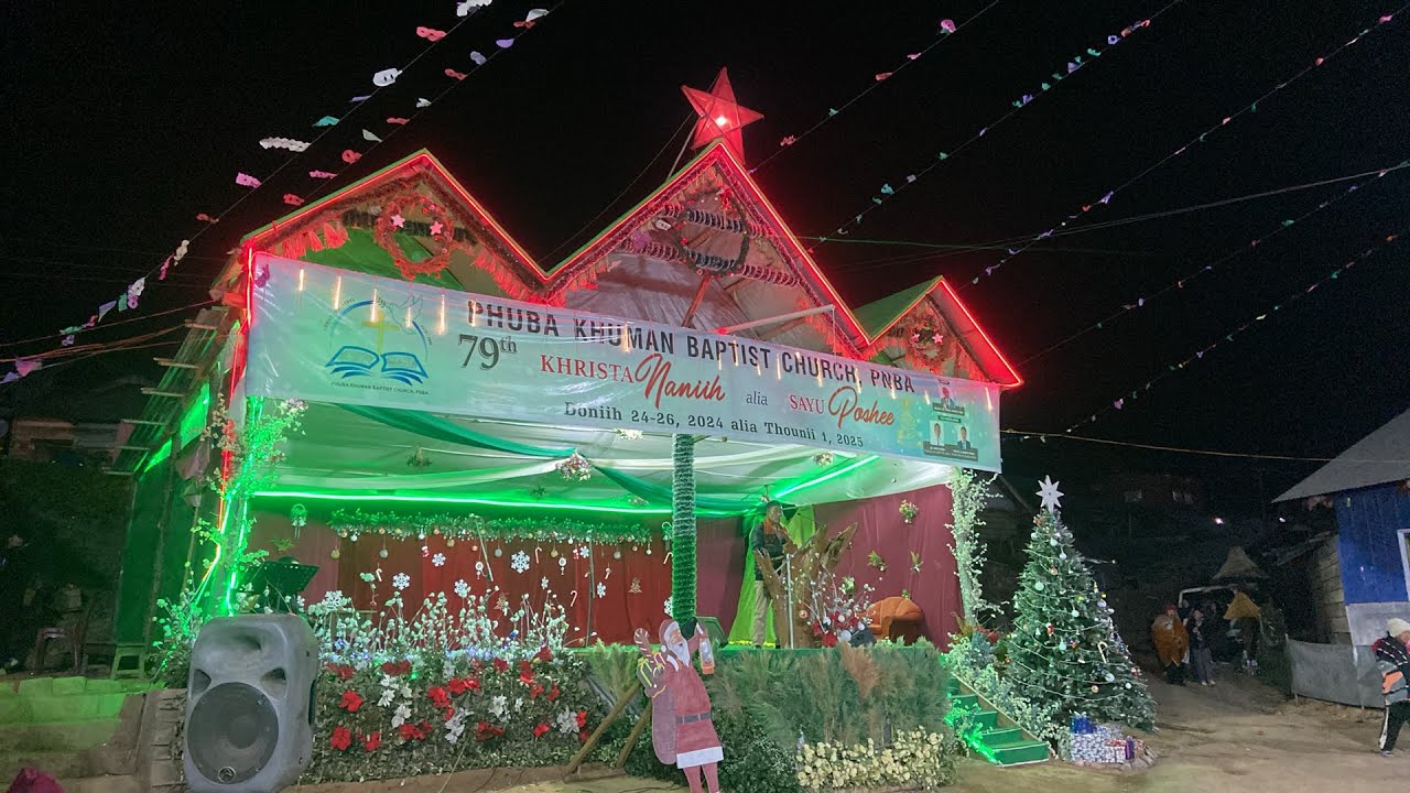 Christmas Night Social Gathering || Phuba Khuman Baptist Church || 2024 ...