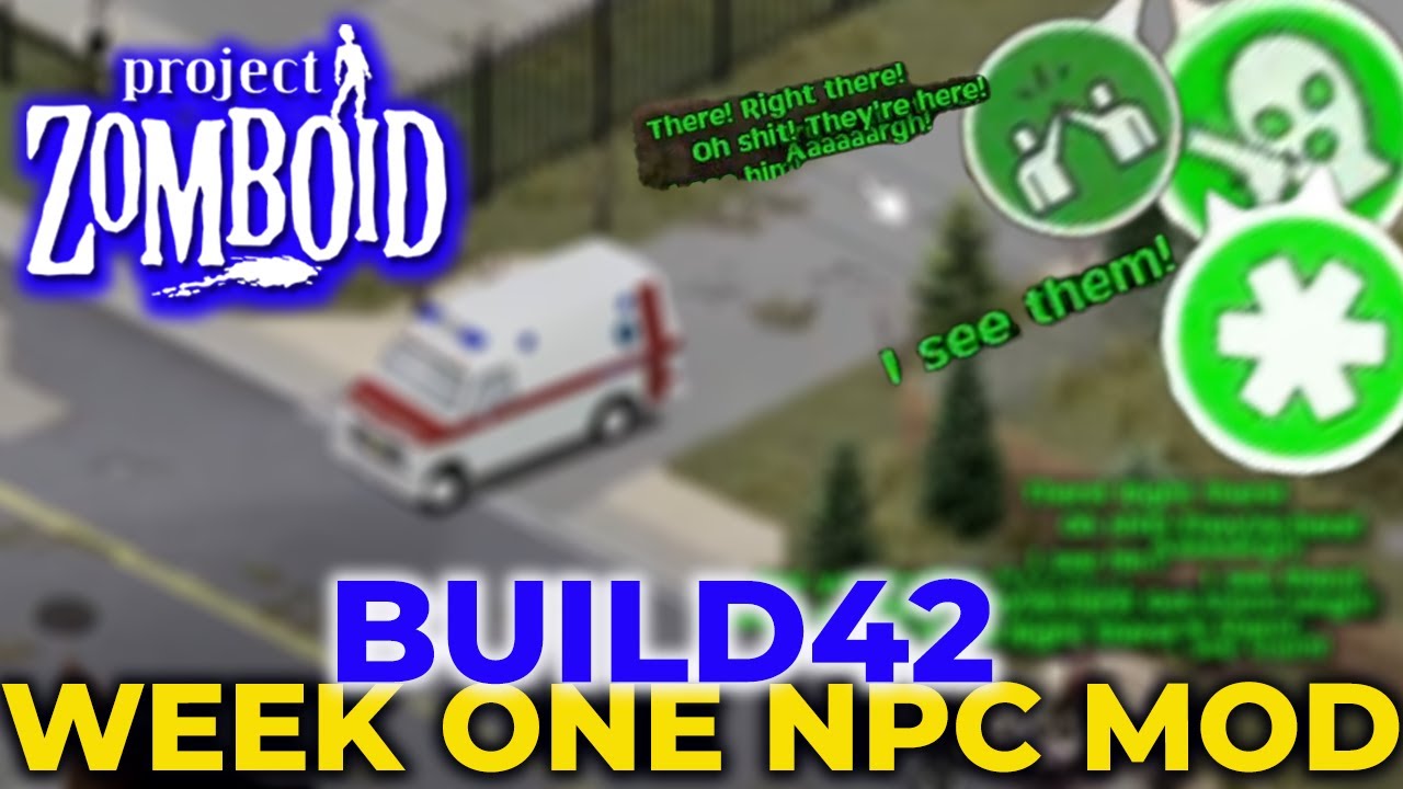 How Good is this NEW Project Zomboid Build 42 NPC Mod? Taking a look at ...