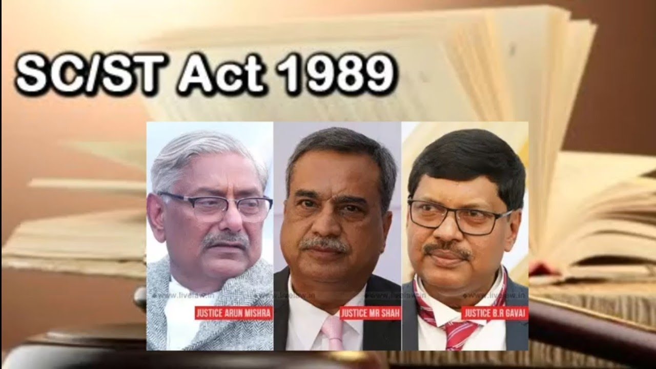Scheduled caste and Scheduled Tribe(Prevention of Atrocities) Act, 1989 ...