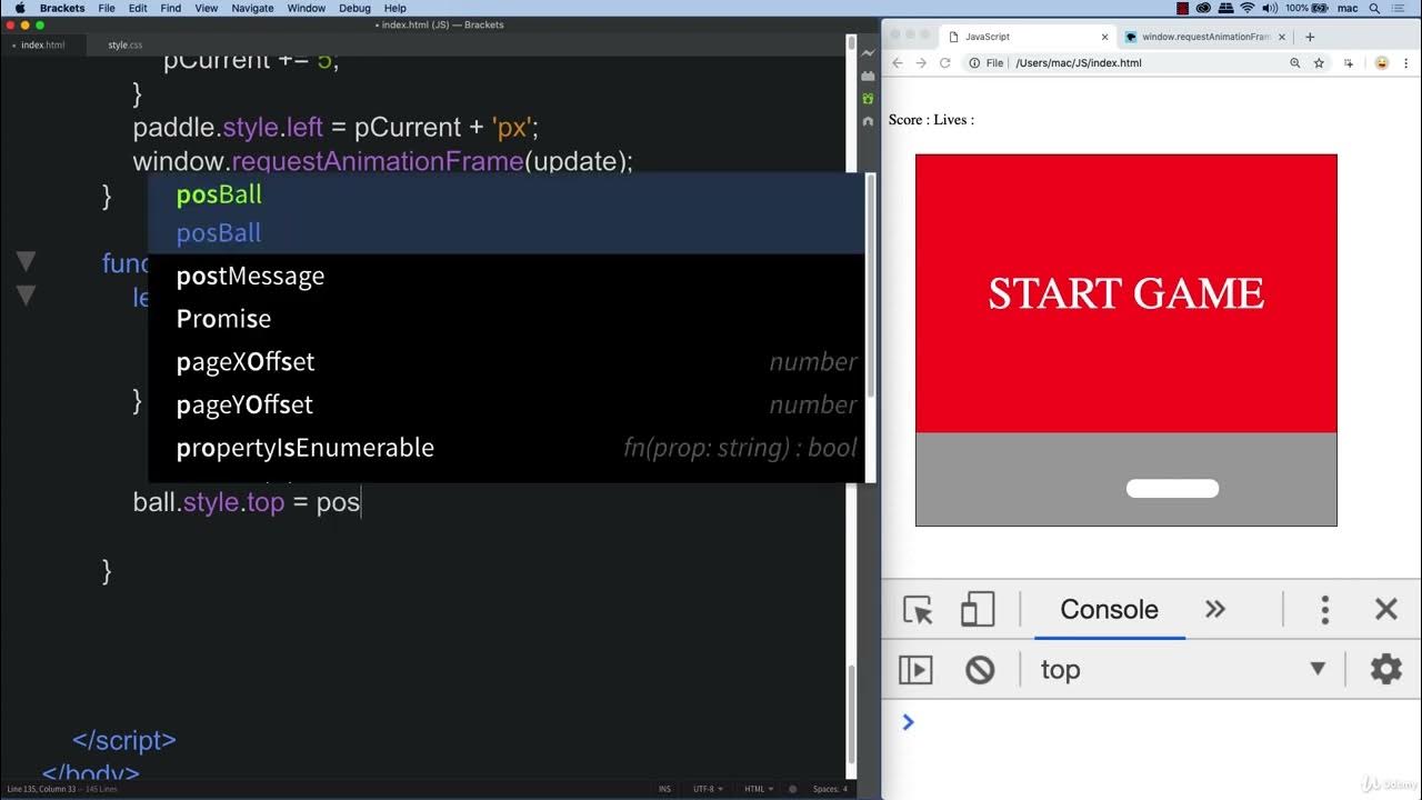 55 Modern JavaScript 56 009 Bouncing Ball - YouTube