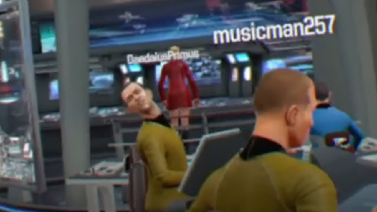 Some random drunk guy in Star Trek Bridge Crew VR - YouTube
