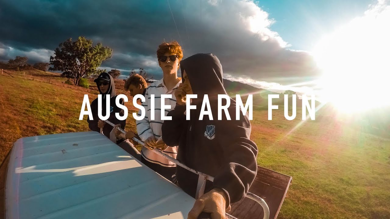 AUSSIE FARM FUN - YouTube